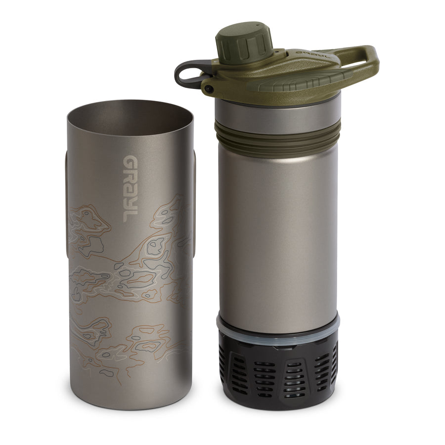 710ml GeoPress® Ti Filter & Purifier Water Bottle - Covert Edition ...